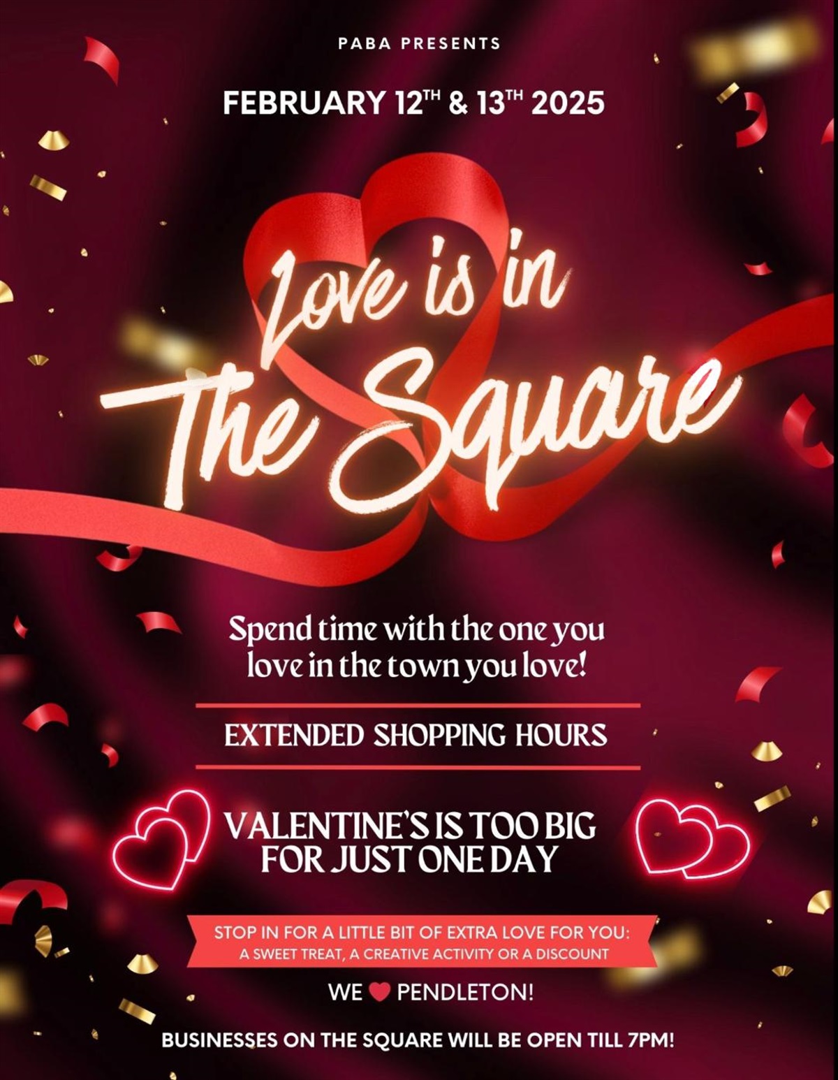 Love is in the Square - Town of Pendleton, SC