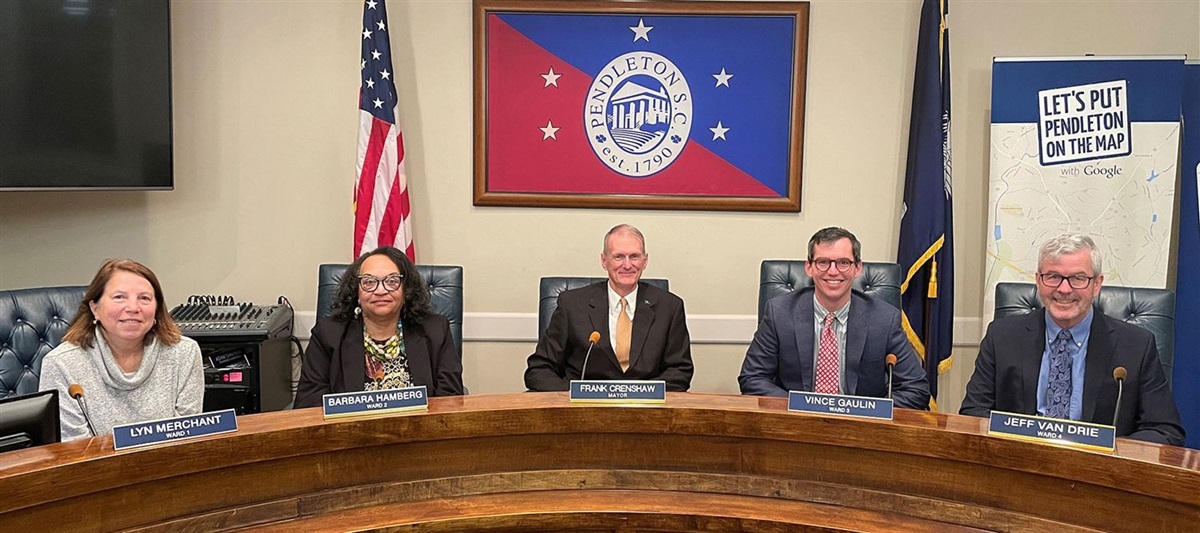 Mayor & Council - Town of Pendleton, SC Mayor & Council - Town of Pendleton, SC