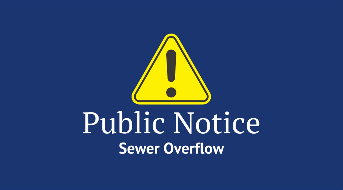Public Notice: Sewer Overflow - Town of Pendleton, SC