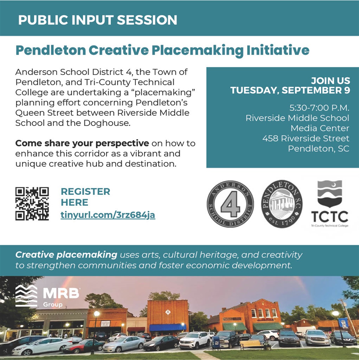 Public Input Session - Town of Pendleton, SC